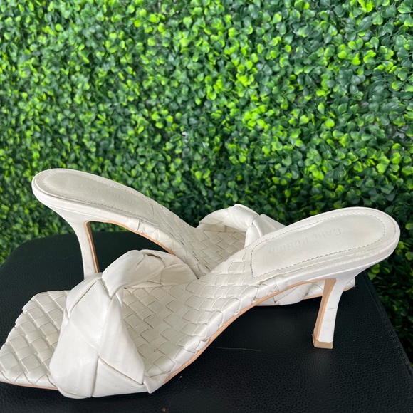 Shoes | Lovely White Open Toe Heel | Poshmark